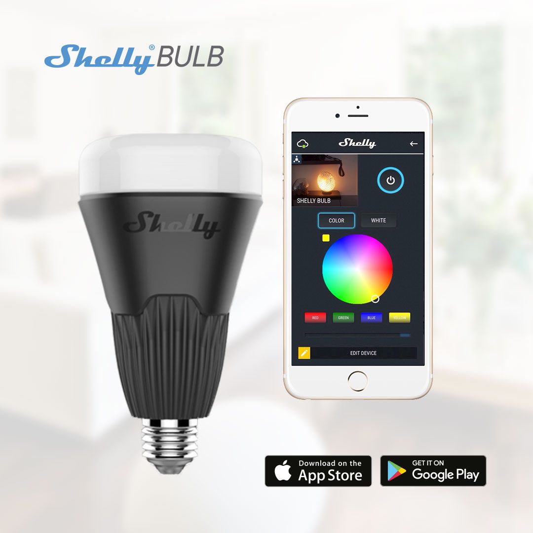 Shelly Bulb - LED-lampa RGBW