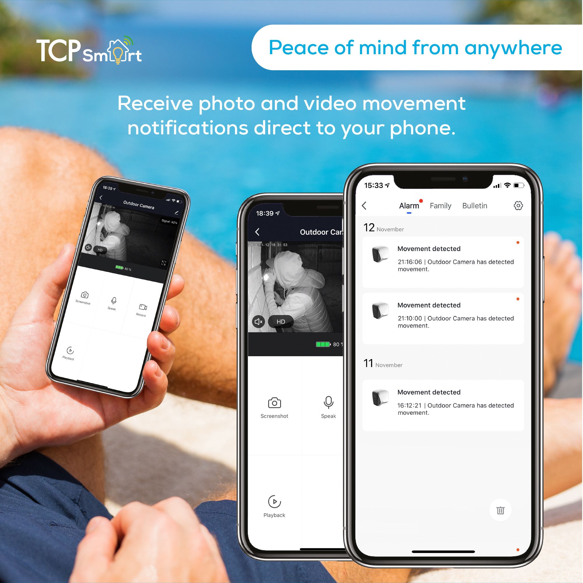 TCP Smart Outdoor Wifi Camera